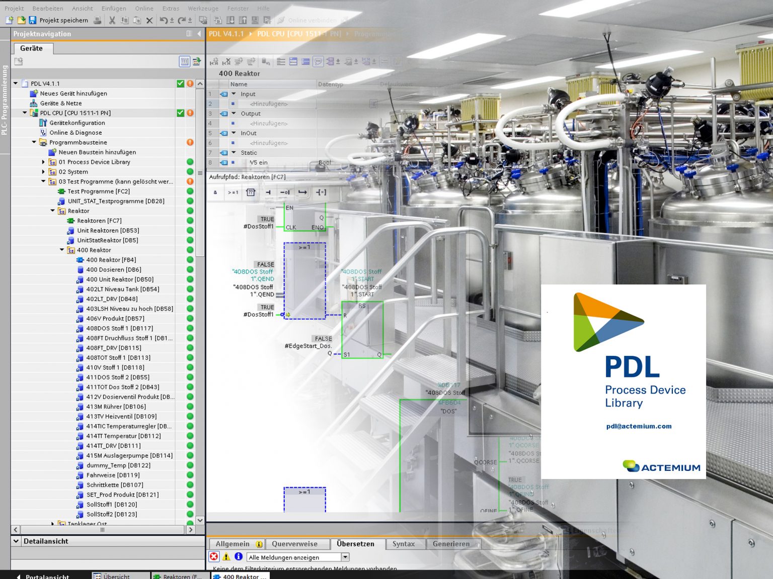 Von der Process Device Library ist das Release 4.1 verfügbar - Actemium CH